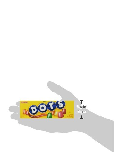 DOTS Individually Wrapped Candy - Original Gummy Candy Flavors - Cherry, Lime, Orange, Lemon & Strawberry - Gluten Free, Kosher & Peanut Free Gumdrops - Bulk 24ct, 2.2oz Dots Candy Boxes