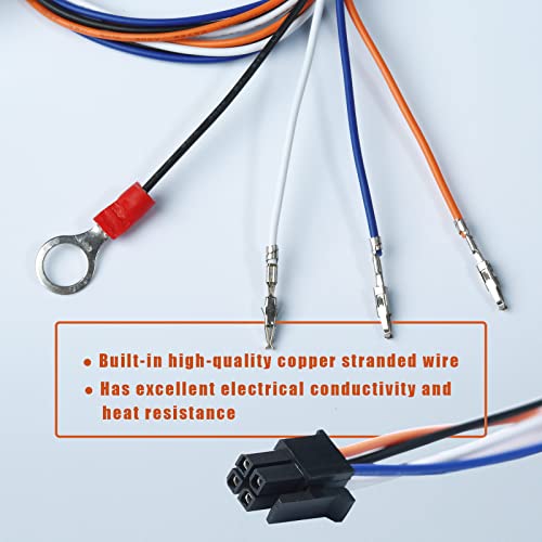 Tow Mirrors Wiring Harness Compatible with Chevrolet Chevy Silverado GMC Sierra 1500 2500 HD 2014-2018 Cargo Lights Running Lights Turn 2Pcs