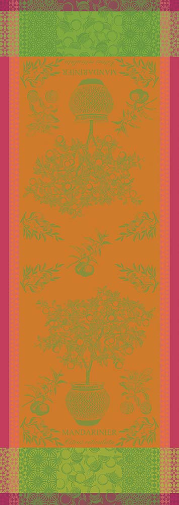 Garnier Thiebaut Mandarinier Pot Orange Kitchen Towel, 22"x30"
