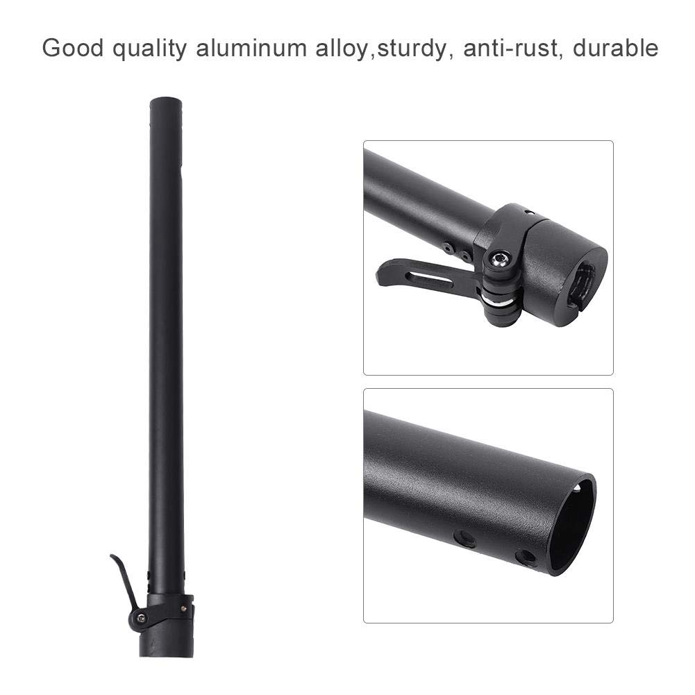 DEWIN Electric Scooter Folding Pole - Black Aluminum Alloy Electric Scooter Pole Electric Folding Pole with Base Spare Parts for M365 Electric Scooter Accessories