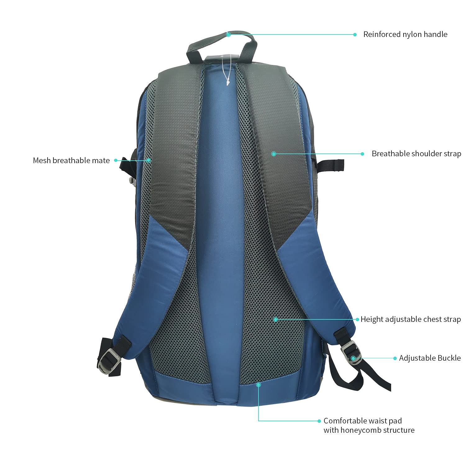 ennoven Tavel Backpack for Men Women-Water Resistant LightWeight hiking Daypack, Suitable for Camping, Hiking, Travel