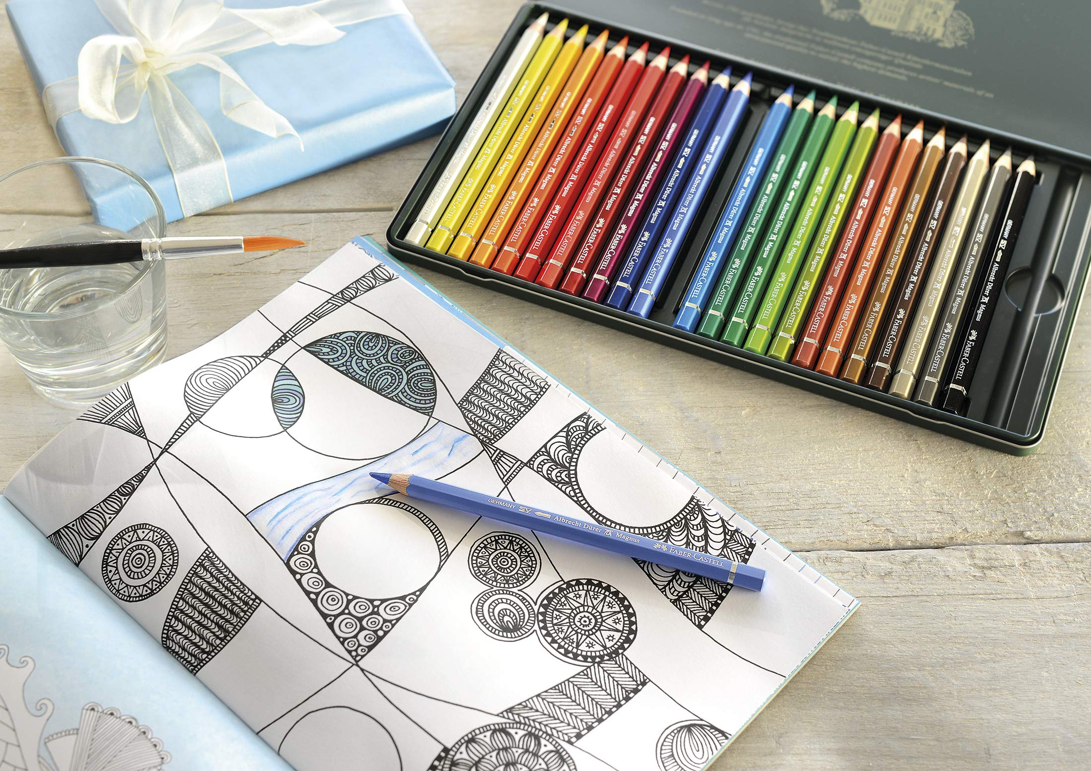 Faber-Castell 5.3 mm Albrecht Dürer Magnus Watercolour Pencils (Pack of 24)