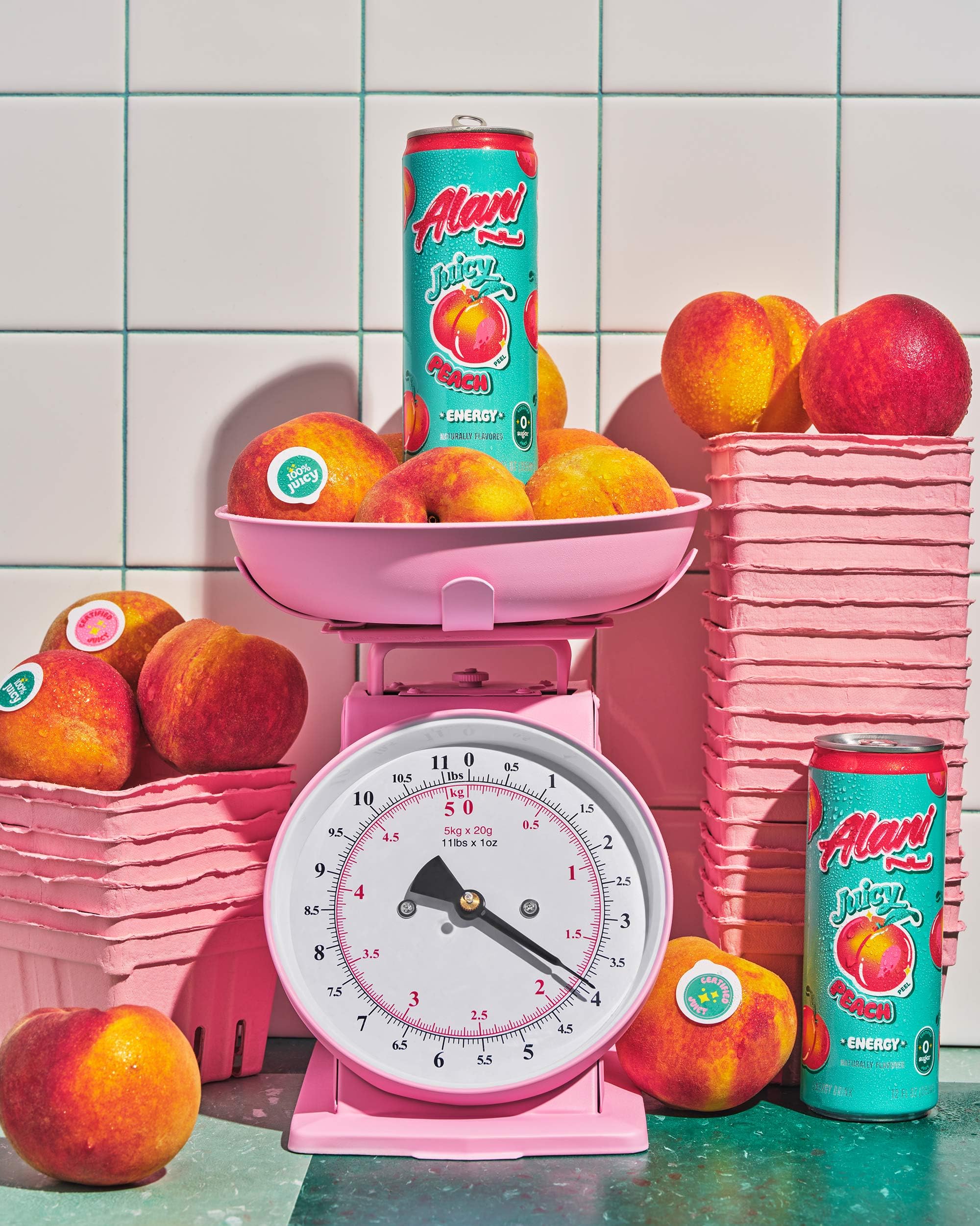 Energy Drink - Juicy Peach (12 Drinks, 12 Fl Oz. Each)