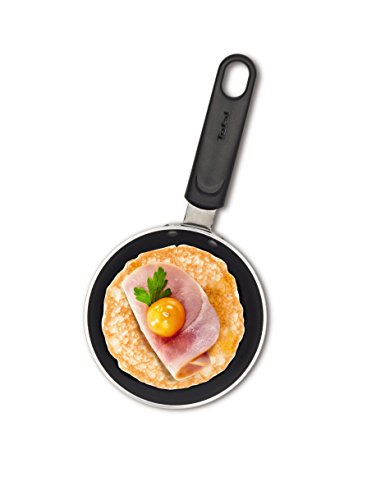 Tefal Ideal Mini One Egg Wonder Non-Stick Frying Pan, 12 cm, Non Induction, Black,package may vary