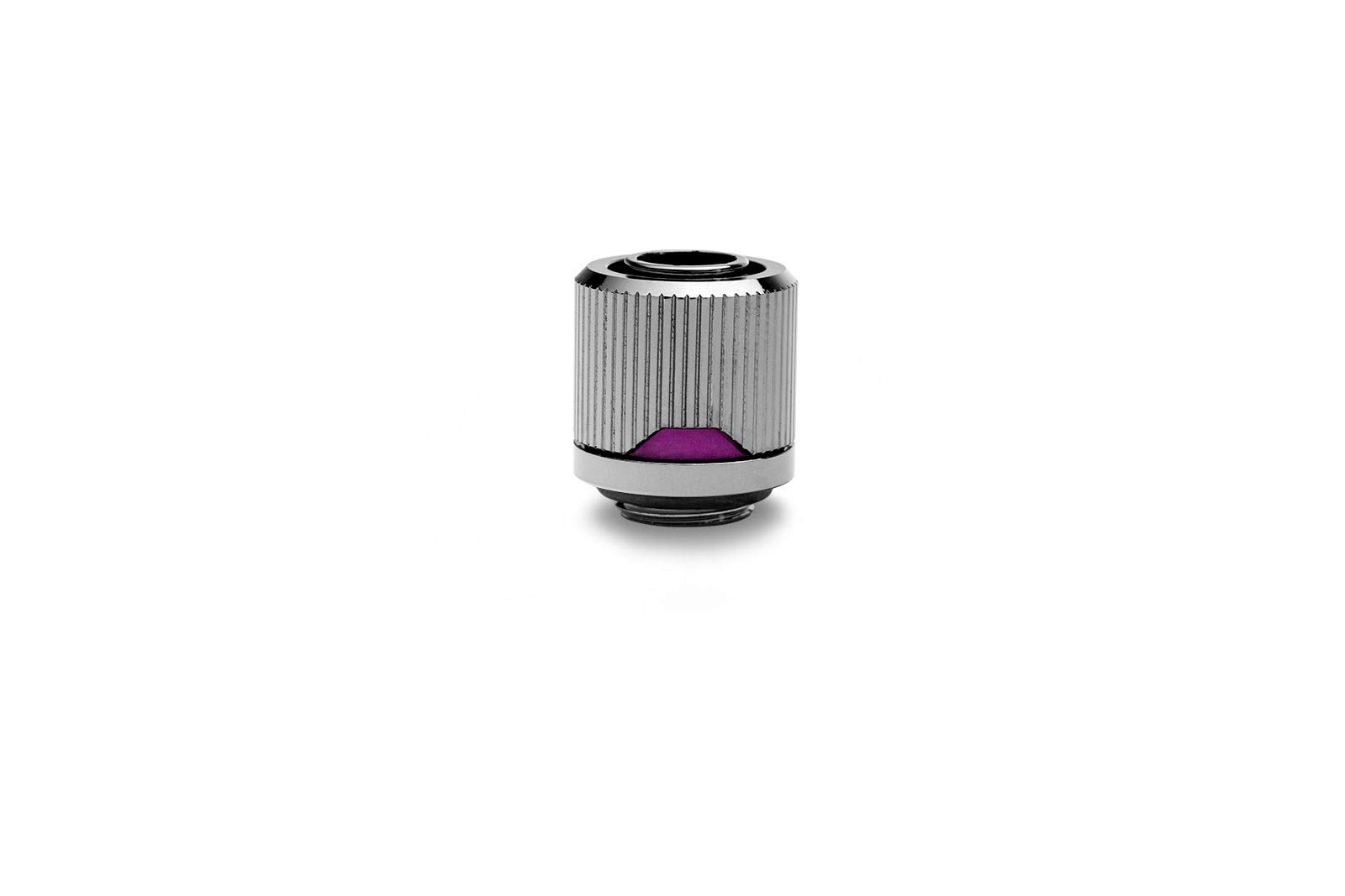 EKWB EK-Quantum Torque STC-10/13 Compression Fitting for Soft Tubing, 10/13mm (3/8" ID, 1/2" OD), Black Nickel, 4-pack