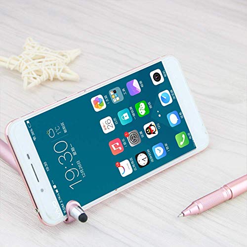 Stylus Pen, SITAKE 12 Pcs Multifunctional 3 in 1 Phone Holder + Capacitive Stylus + Ballpoint Pens, Mobile Phone Stand Stylus Pens for All Touch Screen Device, Phones, Tablet and Computer (Style 2)