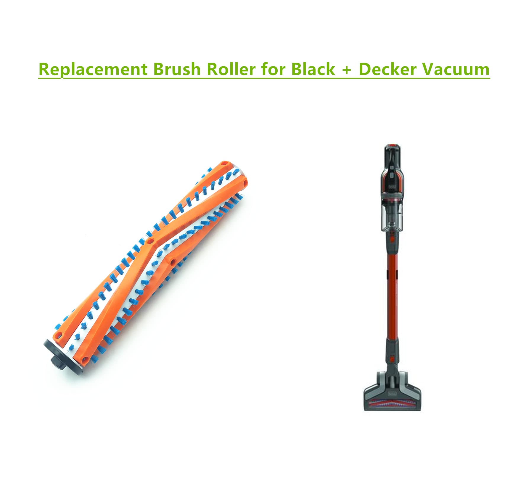 Eicea Brush Roller Compatible with Black + Decker BSV2020,BSV2020P,BSV2020G Powerseries Extreme Cordless Stick Vacuum Cleaner (XS0019)