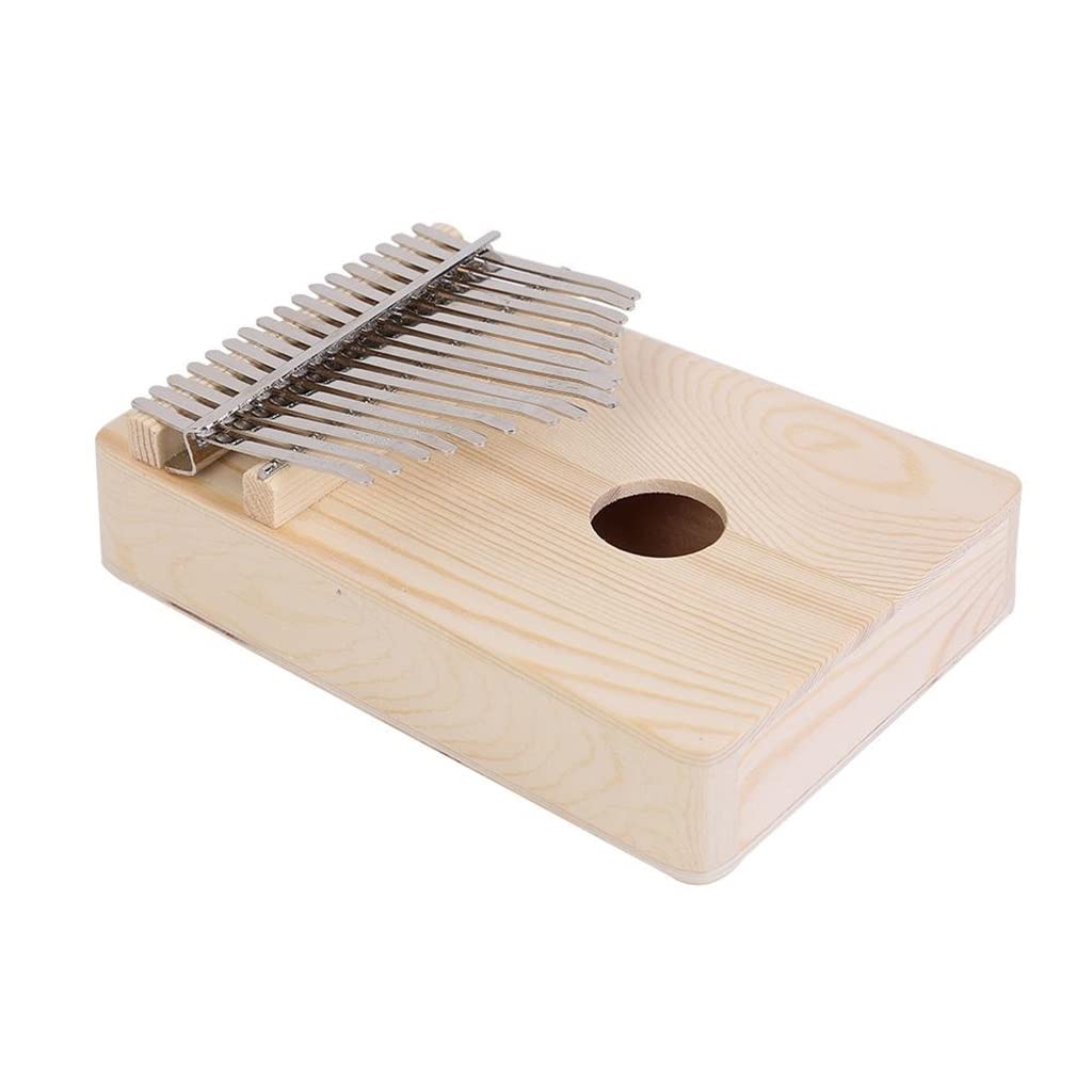 KXDFDC 17 Key Wood White Thumb Finger Piano Wooden Musical Instruments