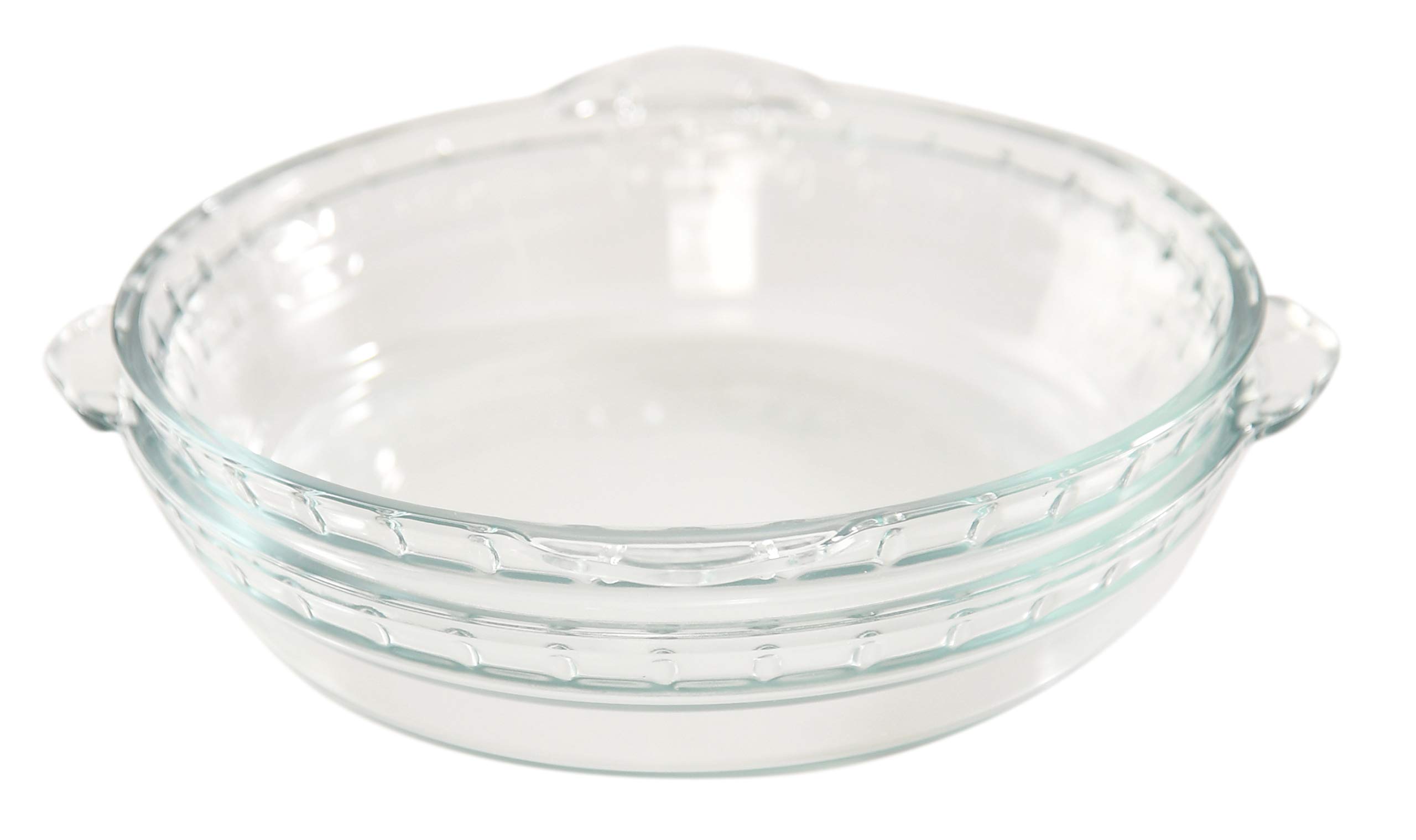 Home-X Pie Bakeware Set of 2, Glass Baking Accessories, 7β Dessert Pie Plates