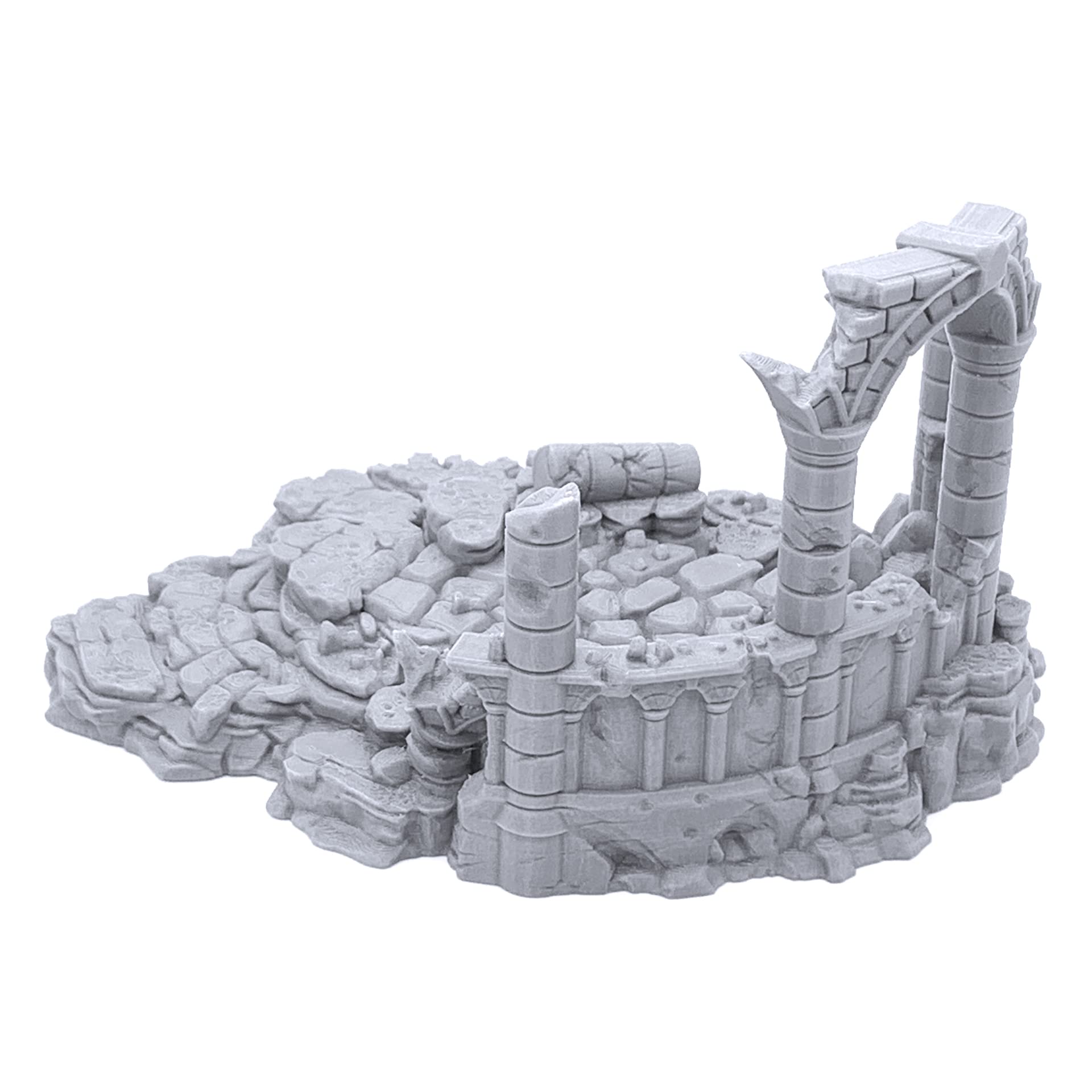 EnderToys Ancient Ruins by Printable Scenery, 3D Printed Tabletop RPG Scenery and Wargame Terrain 28mm Miniatures