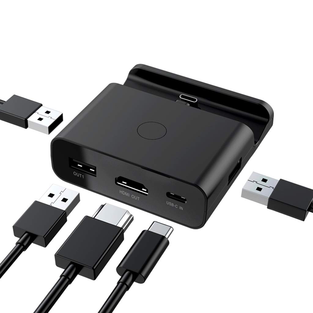 KJHD Host Fast Charging, Projection Screen Base Bracket, TV Mobile Phone Video Converter, Mini Heat Dissipation and Portable