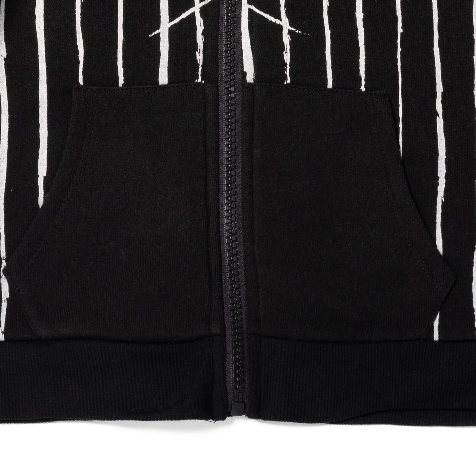 Disney Nightmare Before Christmas Jack Skellington Little Boys Fleece Zip Up Hoodie 7-8