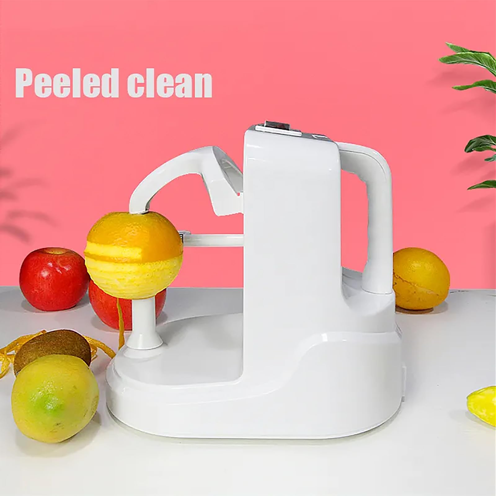 Electric Fruit Peeler, Multifunctional Fruit Peeling Machine, Adjustable Range, One-button Drive Safe and Efficient, for Commercial and Home Peel Potatoes/Pears/Apple