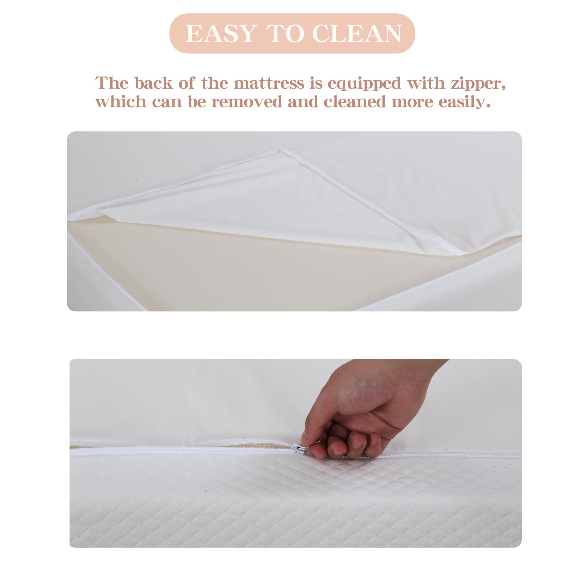 MKDLUFEI 5 Inch Breathable Cool Gel Mattress Twin Mattress,Medium Firm Twin Mattress and Box Spring Set,Twin Memory Foam Mattress,Twin Bed Mattress Gel Memory Foam Mattress in A Box