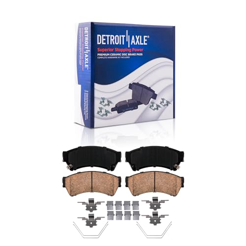 Detroit Axle - Brake Kit for Ford Fusion Lincoln Zephyr MKZ Mazda 6 Mercury Milan Replacement Disc Brake Rotors Ceramic Brakes Pads Front and Rear