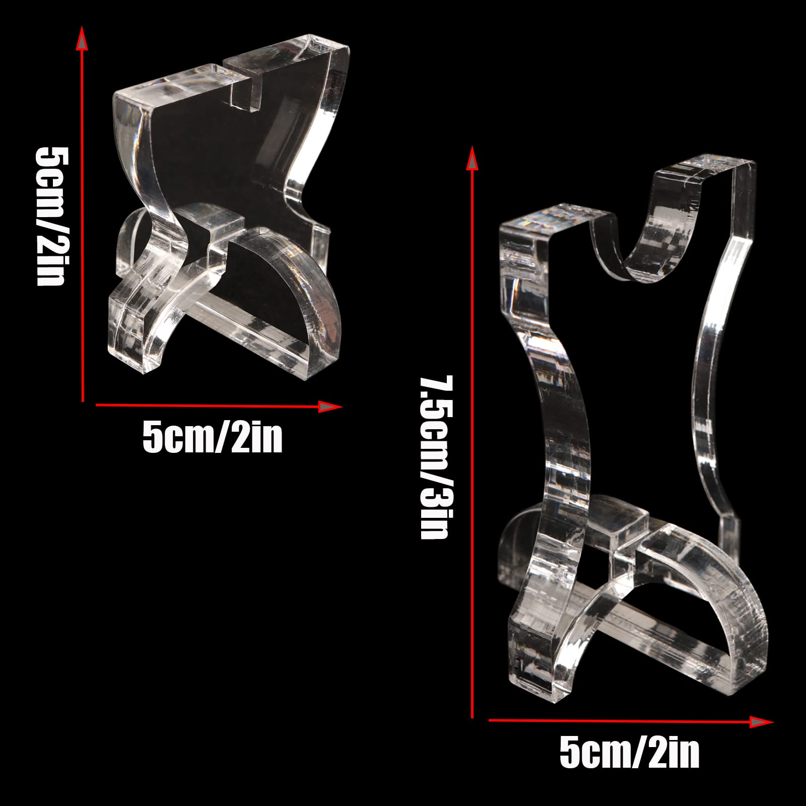 HHUXIUE Knife Display Stand knife stand Plexiglass tabletop Knife collectible knife display stand Kitchen Small Knife Holder Single Knife Rustic Cabin Home Decor (1 pack)