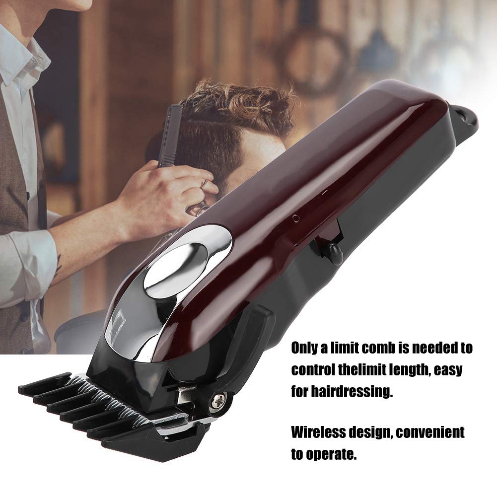 Dioche Hair Clippers for Men, Cordless Home Trimmer Cutting Kit Wireless USB Hair Clipper Trimmer Electric Hair Cutting Machine Cutter Clipper with 4 Guide Combs