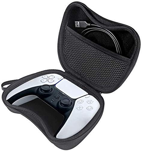 Fadodo Hard Carrying Case for Sony Playstation 5 PS5 DualSense Wireless Controller, Gaming Controller Holder Travel Case Compatible with Official PS5 DualSense Wireless Controller
