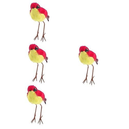 Garneck 4pcs Desk top Decor House Decorations for Home Desktop Decor Home Decorations Home Accessories Decor Home Accents Decor Table top Decor Animal Decor Foam Household The Bird
