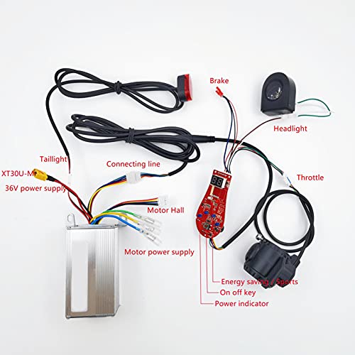 DYZQ Universal Scooter Controller Conversion Kit, Stable Practical Good Heat Dissipation Electric Controller Set for Electric Scooter Controller