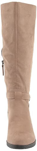Dr. Scholl's Shoes Women's Like It Knee High Boot, Woodsmoke Wide Calf, 8