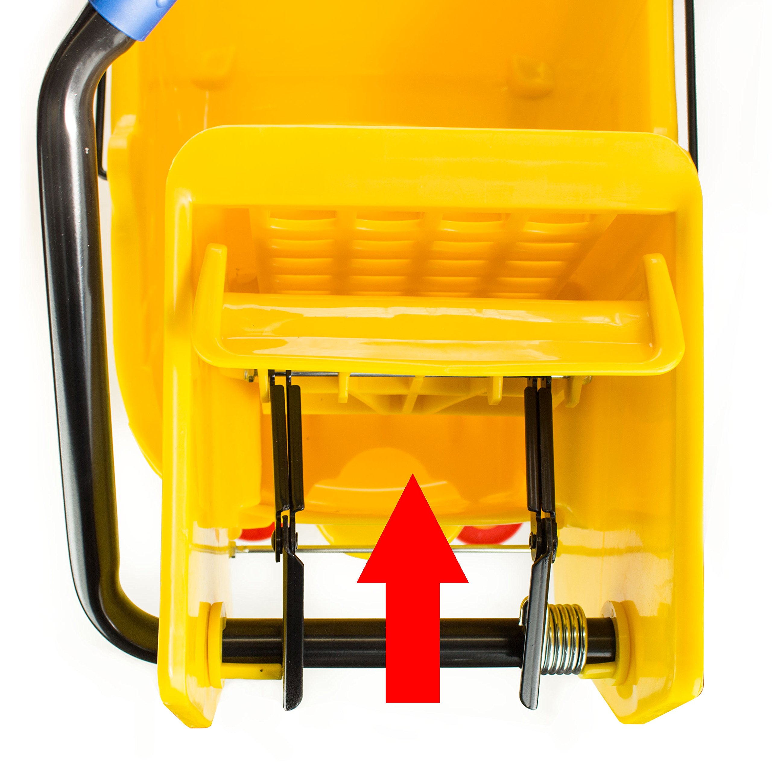 RK Safety RKMW36-Y Side Press Wringer Replacement for Commercial Mop Bucket 36 qt / 9 gal (Yellow)