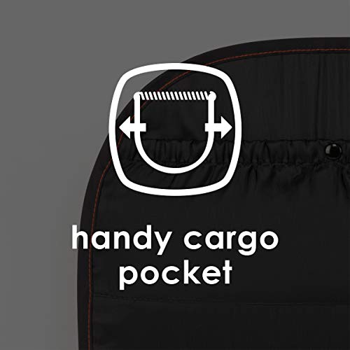 Diono Stuff 'n Scuff, Back Seat Protector, Black (Pack of 2)