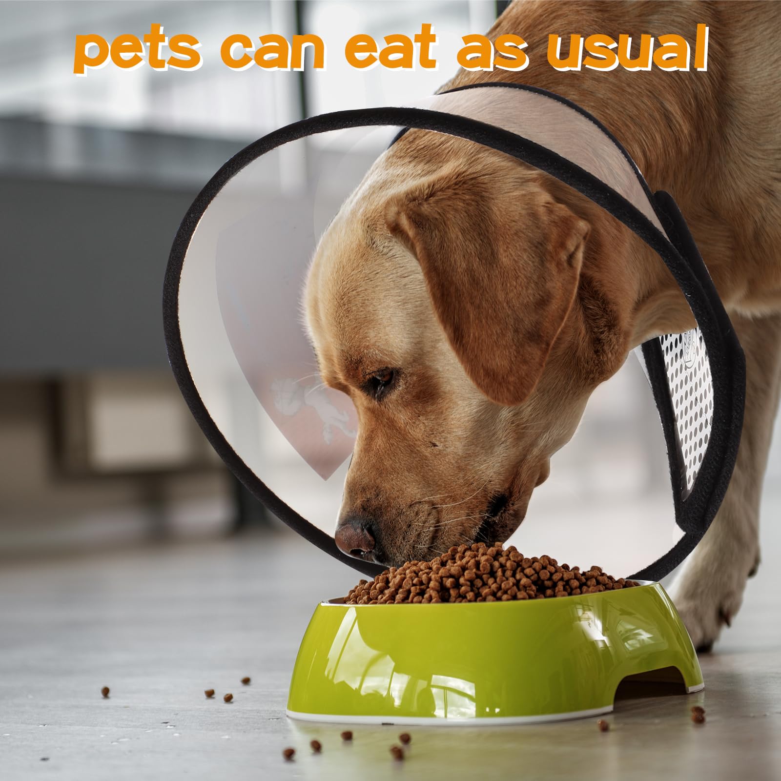 Paterr 9 Pcs Soft Dog Cone Collar Adjustable Protective Collars for Pet Flexible Plastic Cone for Dog After Surgery Dog Recovery Collar E Collar for Wound Healing Small Medium Large Dog