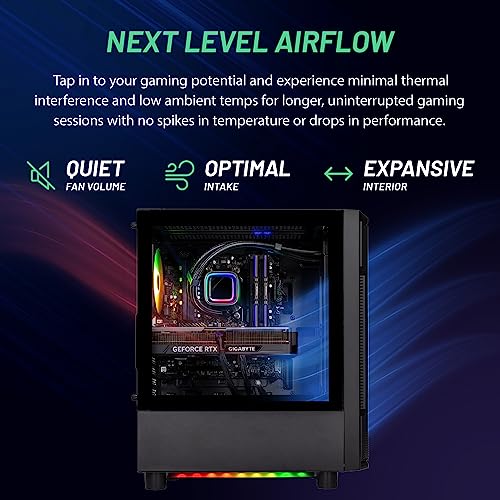 Skytech Gaming Shadow Gaming PC Desktop β AMD Ryzen 7 5700X 3.4 GHz, NVIDIA RTX 3060, 1TB NVME SSD, 16GB DDR4 RAM 3200, 600W Gold PSU, 11AC Wi-Fi, Windows 11 Home 64-bit