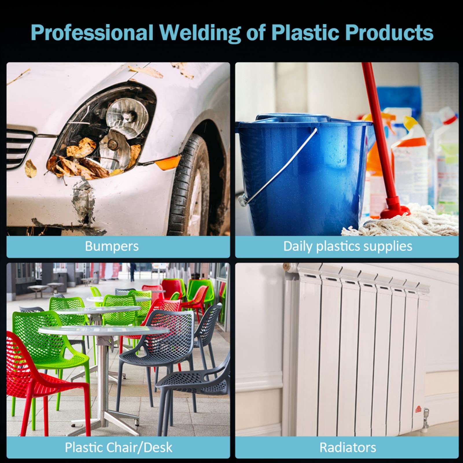 Hot Stapler,plplaaoo Plastic Welder,Welding Machine,Hot Stapler Multifunction Plastic Welding Red Portable Welder for Radiators Bumpers Repair(220V, Australian Standard)