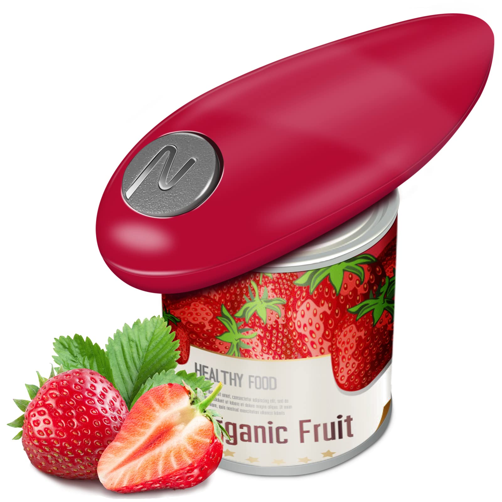 Electric Can Opener for Kitchen, Hands Free Can Opener with Smooth Edges Safe Battery Operated Operation, Automatic Can Opener for Kitchen Arthritis and Seniors,Best Kitchen Gadget for Almost Size Can