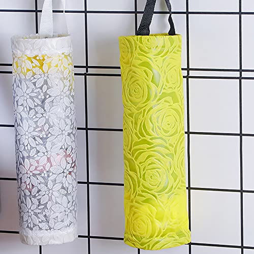 Kitchen Hanging Bag, Round Rubbish Bag Storage Bag Miscellaneous Wall Hanging Organizer, Convenient Extraction Box Storage Bag