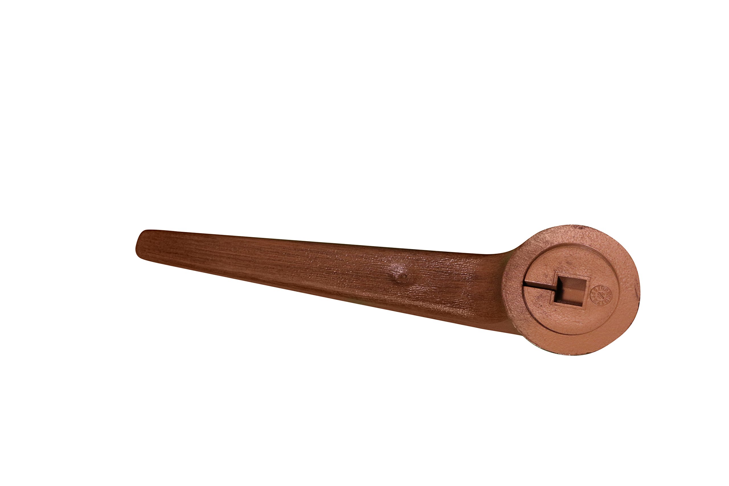 FR Recliner Lever Handle 1/2' Hole, Brown Wood Grain Finish