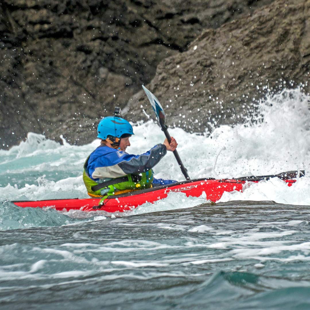 Dagger Outbound Spray Skirt | Touring Spray Skirt for Kayaks | Kevlar Reinforced Neoprene | Adjustable Waist | 4 Cockpit Sizes, Black, X-Large Cockpit