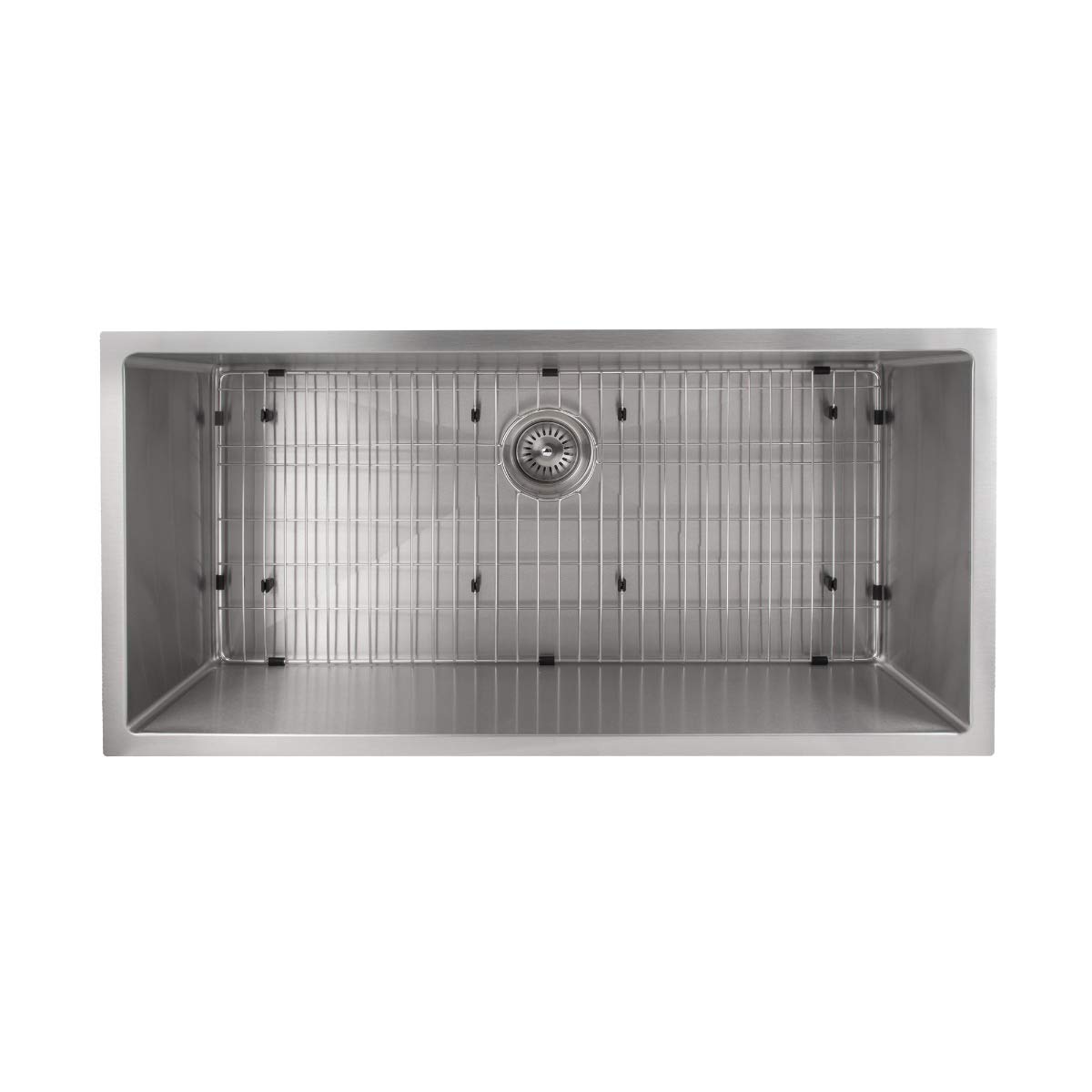 ZLINE 33" Meribel Undermount Single Bowl Stainless Steel Kitchen Sink with Bottom Grid (SRS-33)