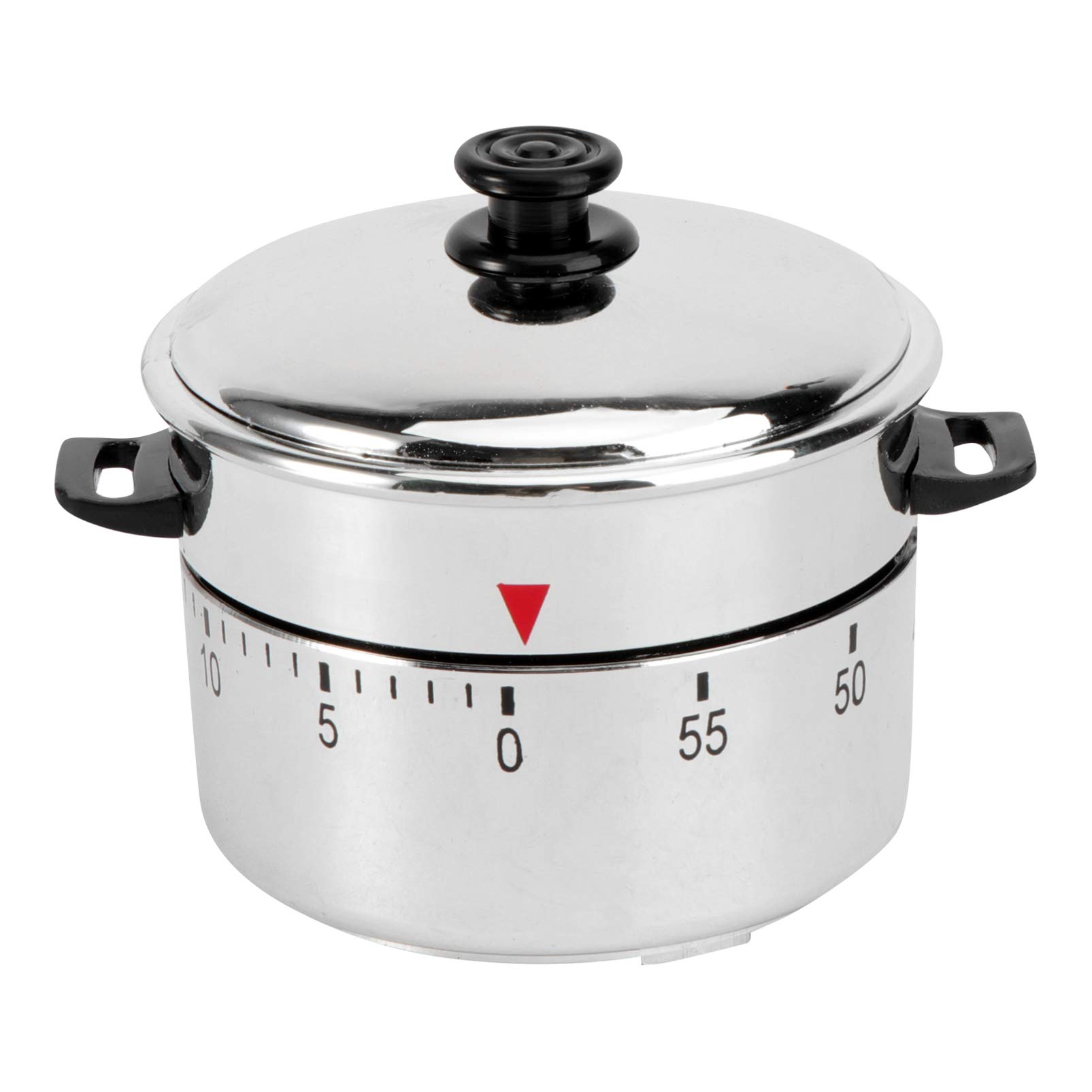 HANABASS 60 Minutes Kitchen Timer Pot Kitchen Timer Mechanical Kitchen Timer Cooking Pot Kitchen Timer Rotating Kitchen Timer Metal Mechanical Rotating Kitchen Timer Reminder