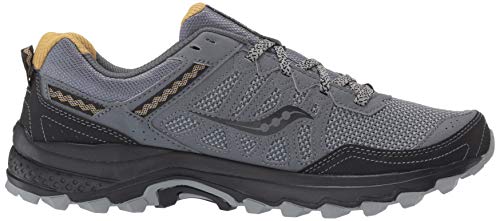 Saucony Men's Grid Excursion TR12 Trail Running Shoe, Silver | Gold, 10 W US