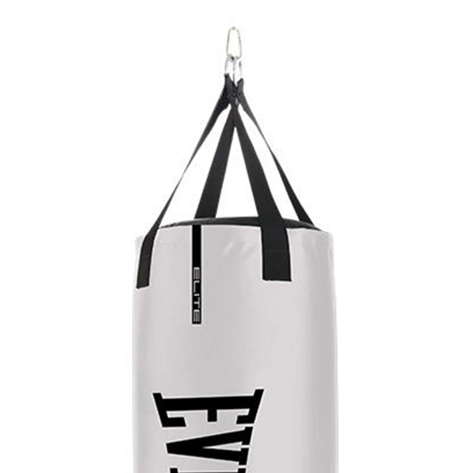 Everlast Elite 2 NevaTear 80 Pound Hangable Heavy Punching Bag with Dual Hanging Strap and Swivel Mount for Boxing and Martial Arts Training, White