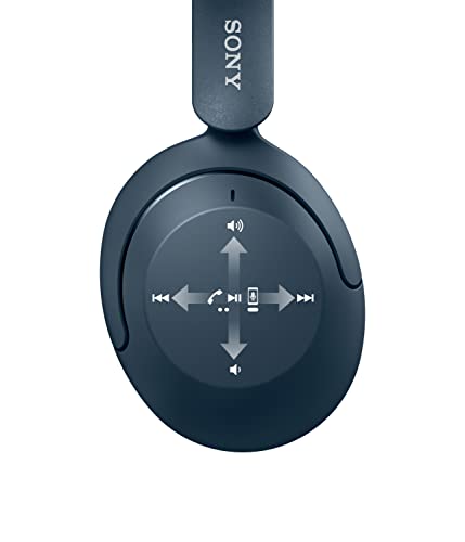 Sony Extra Bass Wireless Noise Cancelling Bluetooth Headphone, up to 30hr Battery, Over-Ear - Optimised for Alexa and Google Assistant, Hands-Free Calls - WH-XB910NL.CE7 - Limited Edition - Stone Blue