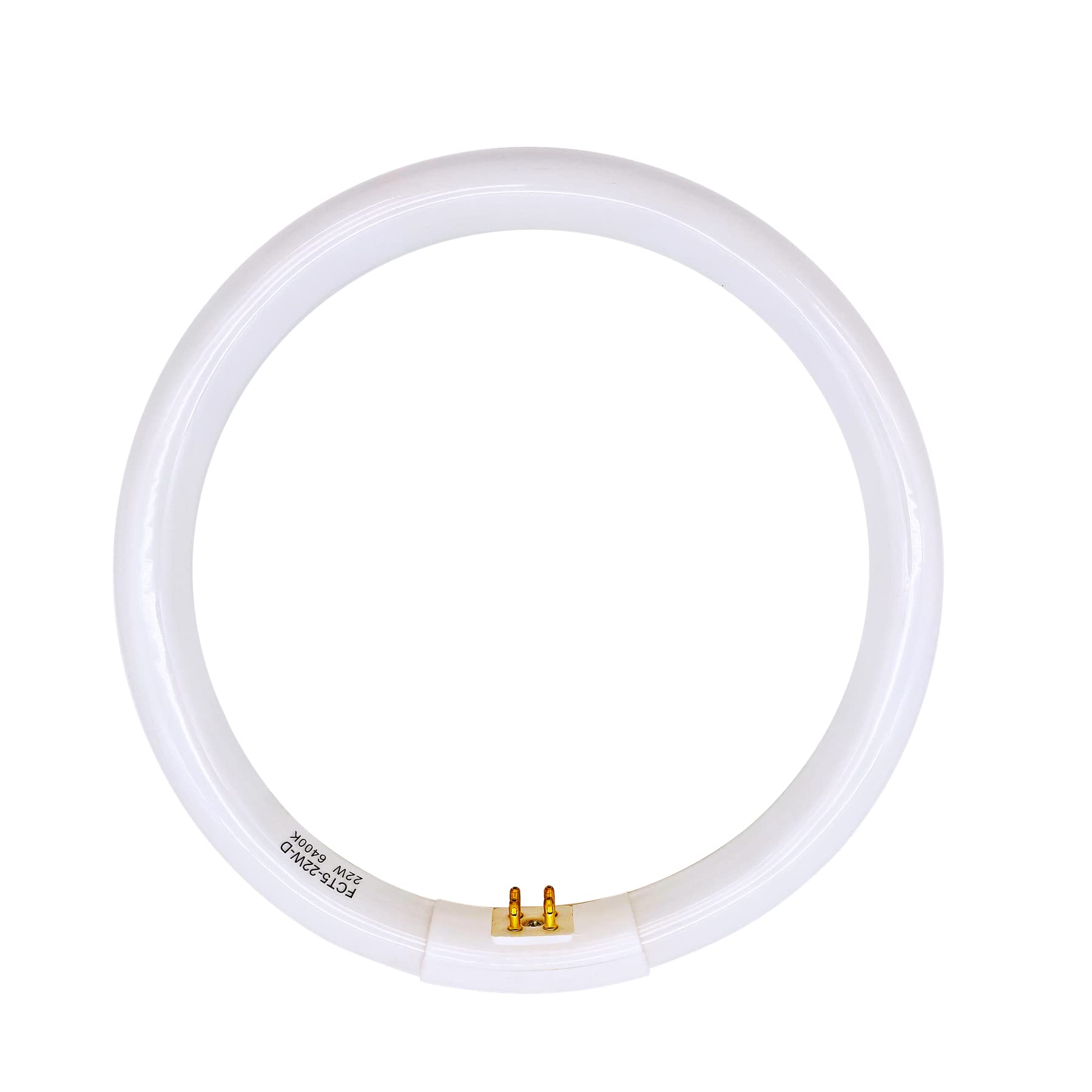 Fluorescent T5 22W Circular Mirror Light Bulb Circline Circular Fluorescent Light Bulb Replacement for Floxite/Zadro/Riato Mirror Bulb Round Bulb Cool Daylight 6500K Base G10q 4pin
