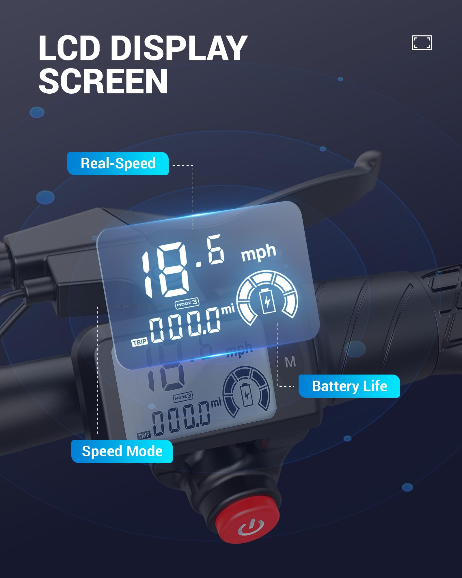 Electric Scooter with Lock,Up to 18.6mph,25 Miles Long Range,C1Pro Foldable Electric Scooter