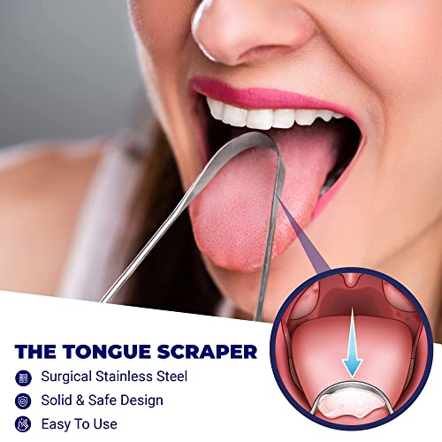 ORAVIX Tonsil Stone Removal Kit - Tonsil Stone Remover - Fast Painless Tonsillolith Remover Tool - Tonsil Cleaner - Fight Bad Breath - Tonsil Stone Removal - Oral Irrigator - Tongue Scraper - 7 Pieces