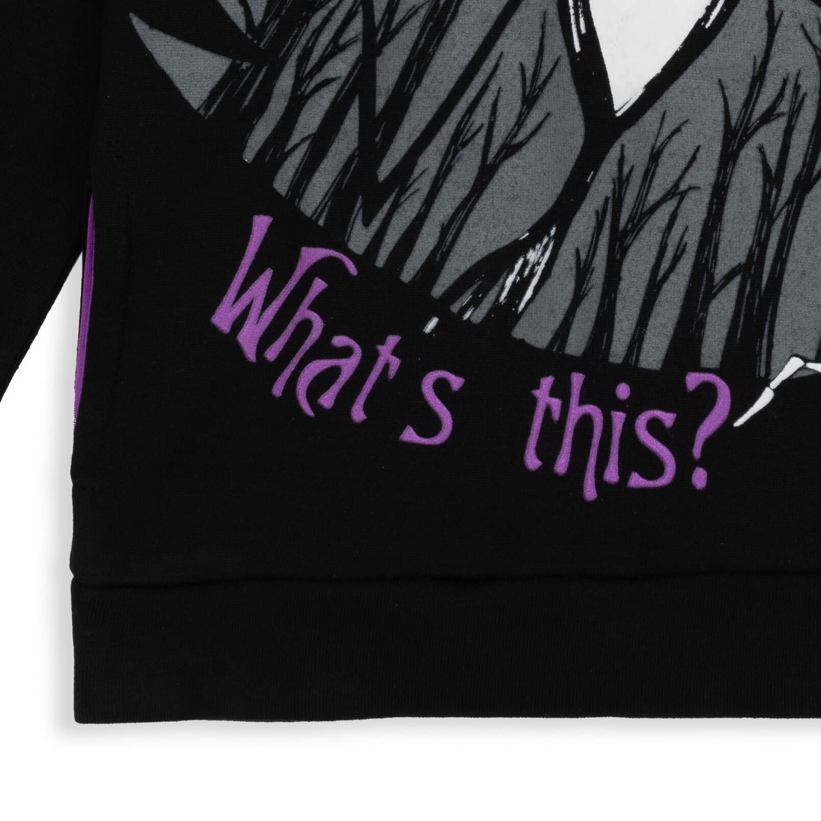 Disney Nightmare Before Christmas Jack Skellington Little Boys Fleece Pullover Hoodie Black 6