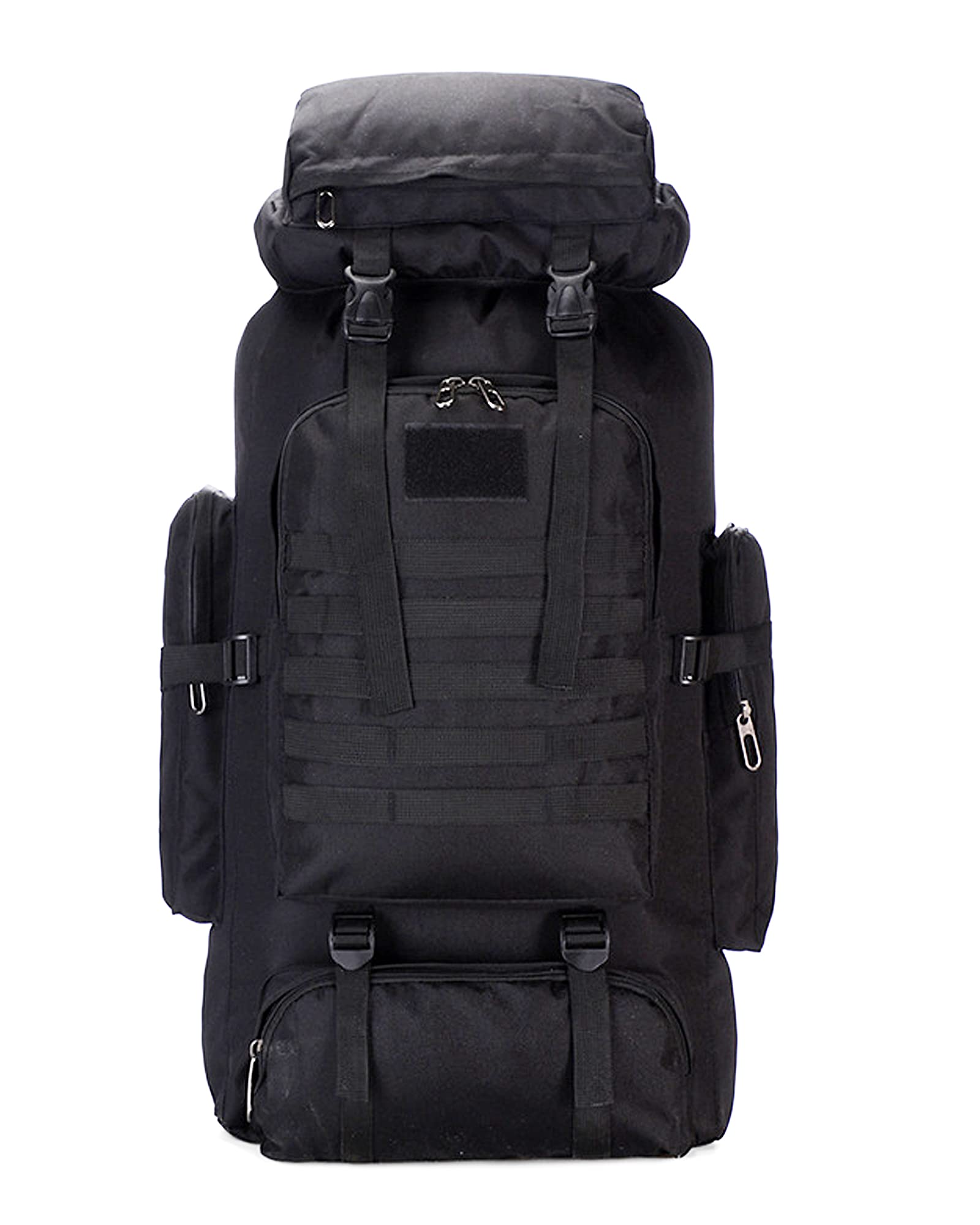 FLYKEPER, 75L Hiking Backpack Outdoor Camping Trekking Bag Durable Waterproof Sport Travel Backpack for Hiking, Backpacking, Traveling, Camping, Classic Black