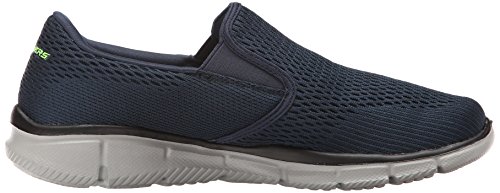 Skechers mens Equalizer Double Play Wide Slip On Loafer, Navy, 12 Wide US