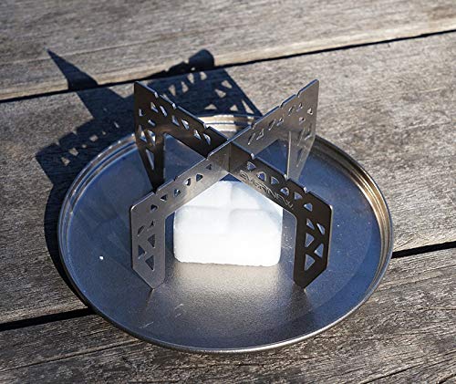 Evernew Titanium Alcohol Stove Cross Stand 2, white/black/red, One Size