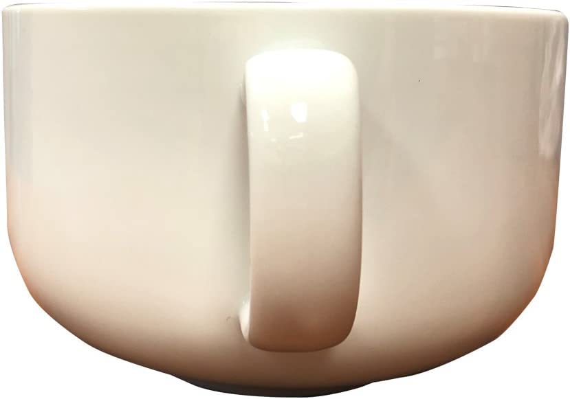GiftsForYouNow Any Message Personalized Cereal Bowl, Holds up to 32 oz., White Ceramic Bowl, Cereal Bowl with Handle