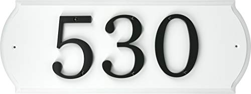 Distinctions 843149 Black Flush-Mount 4-Inch House Number 9