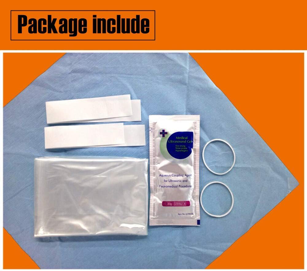Ultrasound Probe Cover - Latex-Free Sterile Disposable Clear, 5 in x 48 in, Individual Packaging (50)