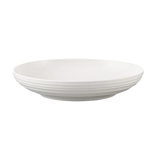 Mikasa Ciara Chip Resistant Set of 4 Pasta Bowls Set, 8-inch,White